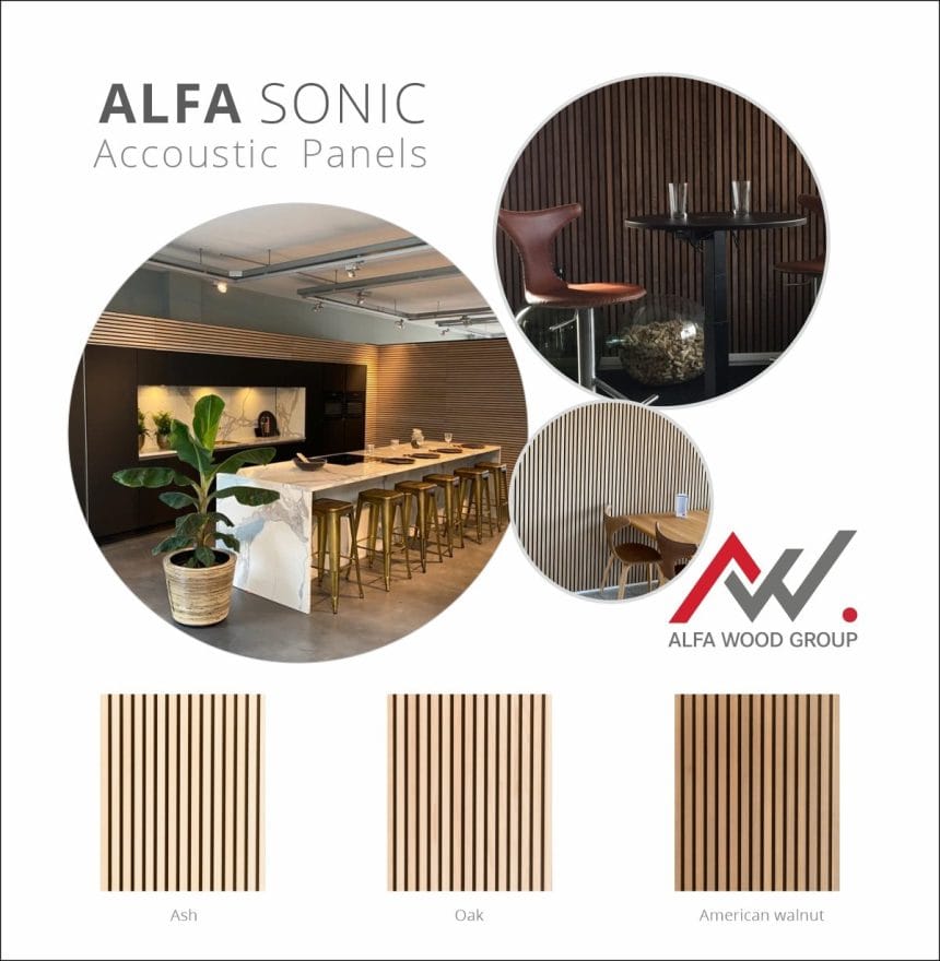 New Acoustic Panels from Alfa Wood Group - Melamine Surfaces MDF ...